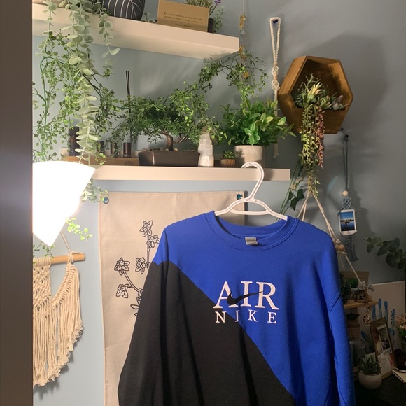 Nike | Sweaters | Custom Nike Half Split Crewneck | Poshmark